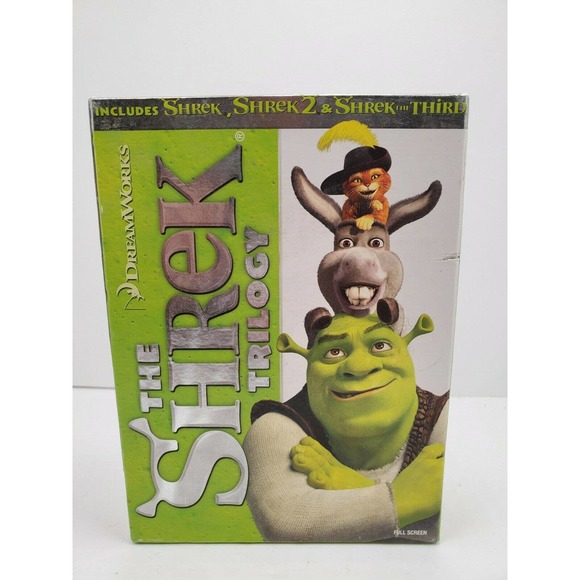 Media | The Shrek Trilogy Shrek Shrek 2 Shrek The Third Full Screen ...